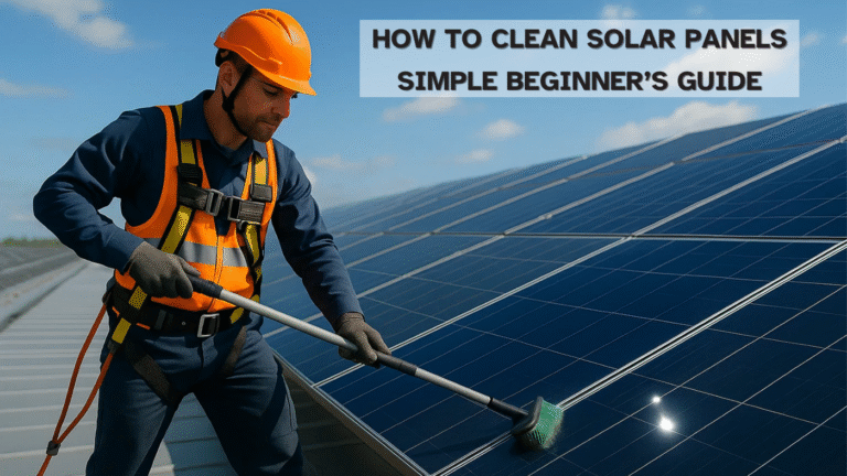 How to Clean Solar Panels: A Simple Beginner’s Guide